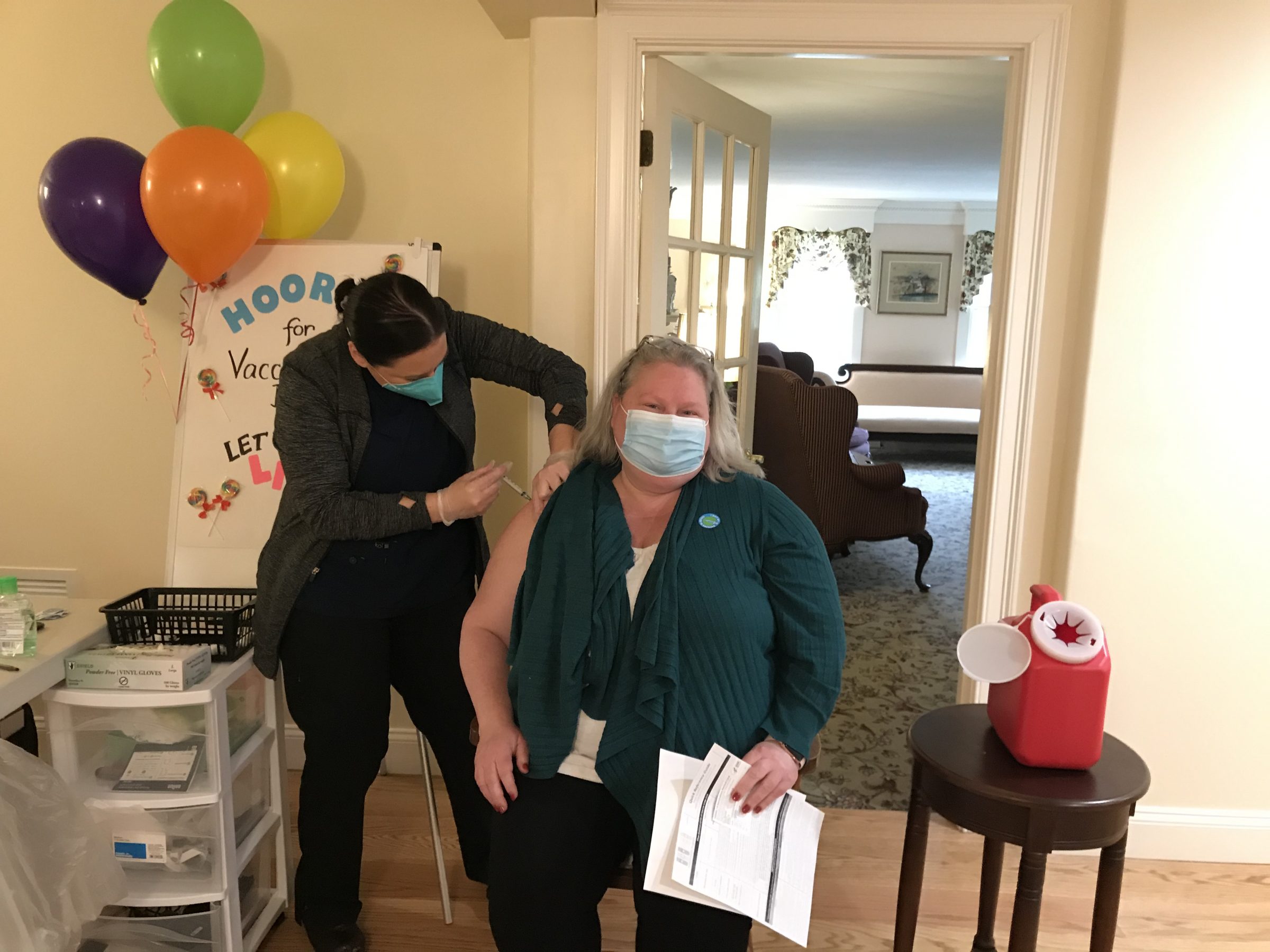 We Got Our (first dose) Vaccines! - Decatur House Assisted Living Residence